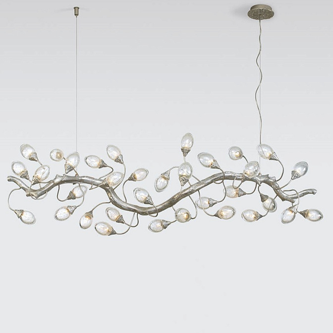 Потолочный светильник Serip LOTUS HORIZONTAL BLOOM MEDIUM Прозрачный ...